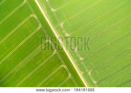 Aerial View Wheatfield Image & Photo (Free Trial) | Bigstock