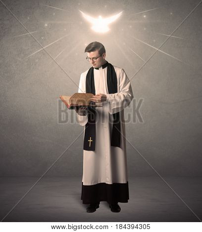 Holy Priest Reading Image & Photo (Free Trial) | Bigstock