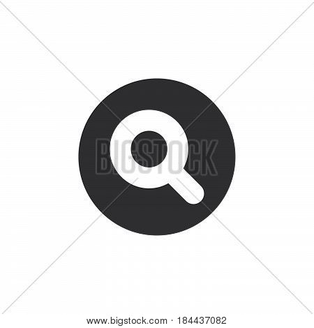 Search Flat Icon. Vector & Photo (Free Trial) | Bigstock