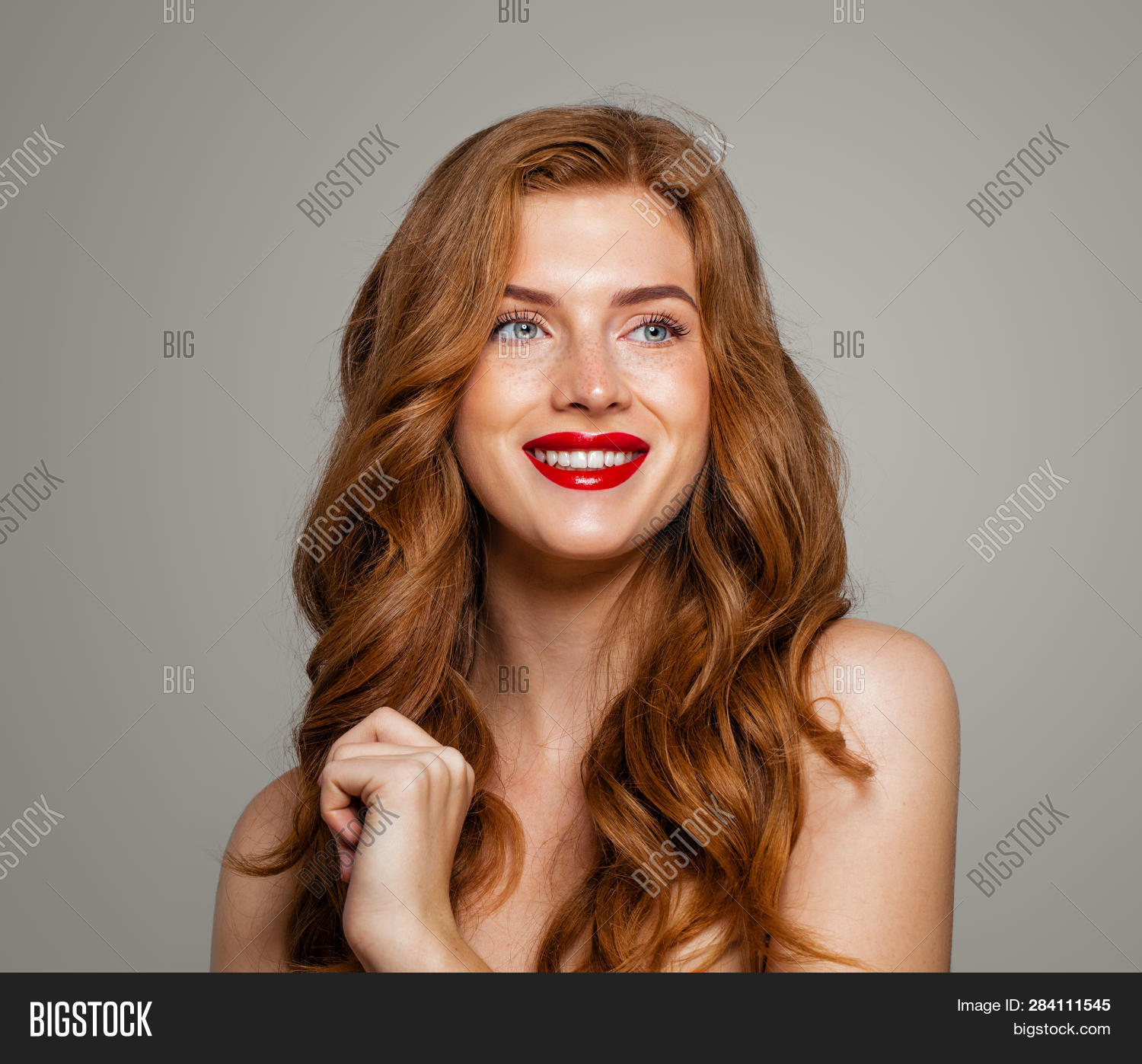 Happy Redhead Woman Image & Photo (Free Trial) | Bigstock