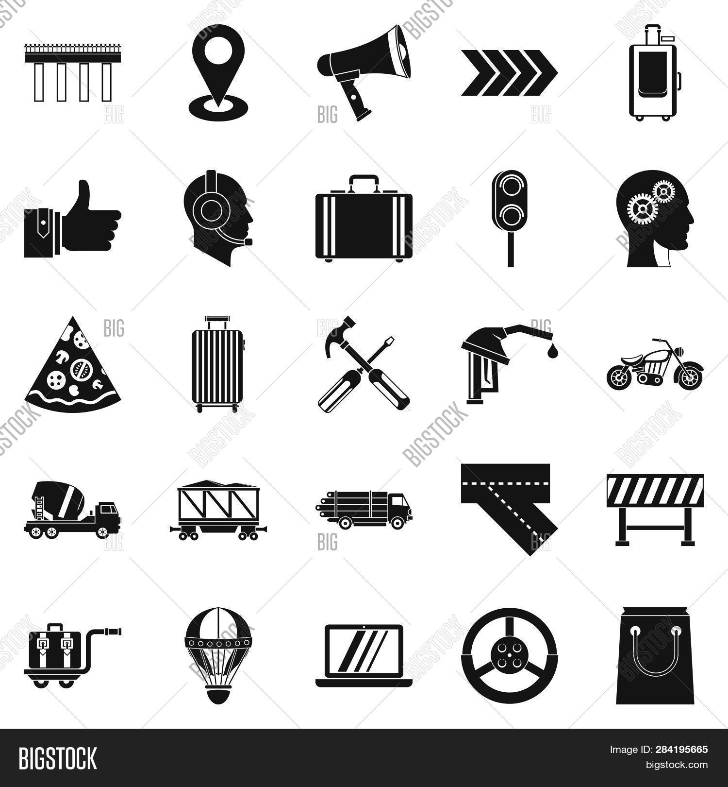 Supplier Icons Set. Image & Photo (Free Trial) | Bigstock