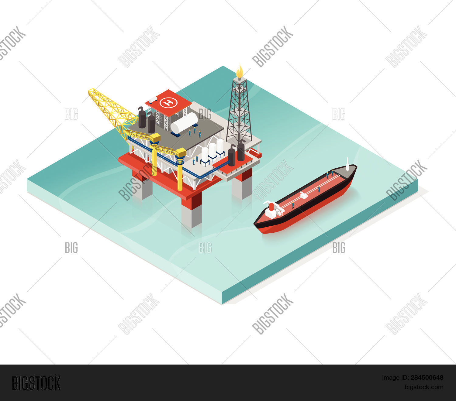 Oil Extraction Vector & Photo (Free Trial) | Bigstock