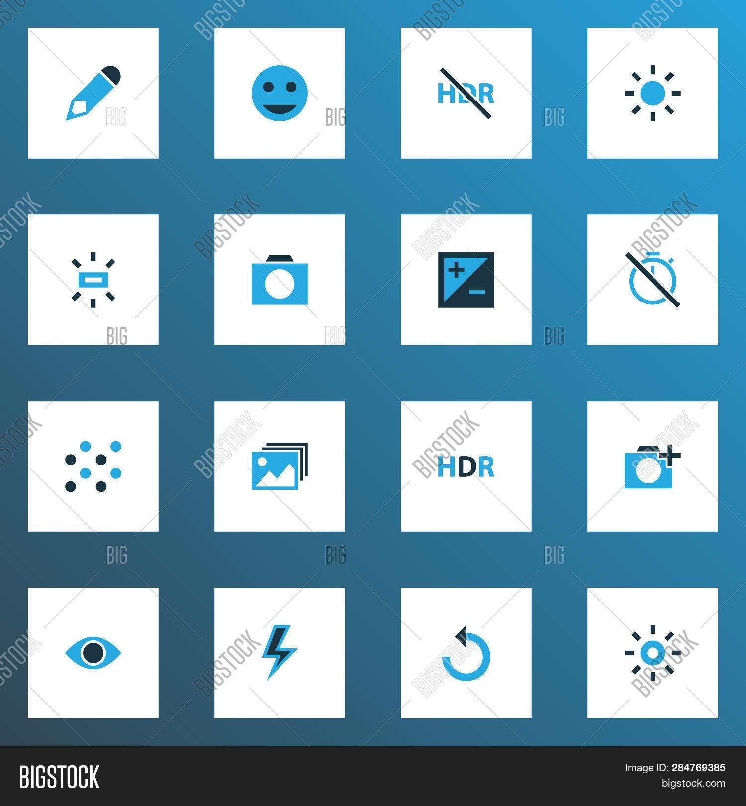 Image Icons Colored Image & Photo (Free Trial) | Bigstock