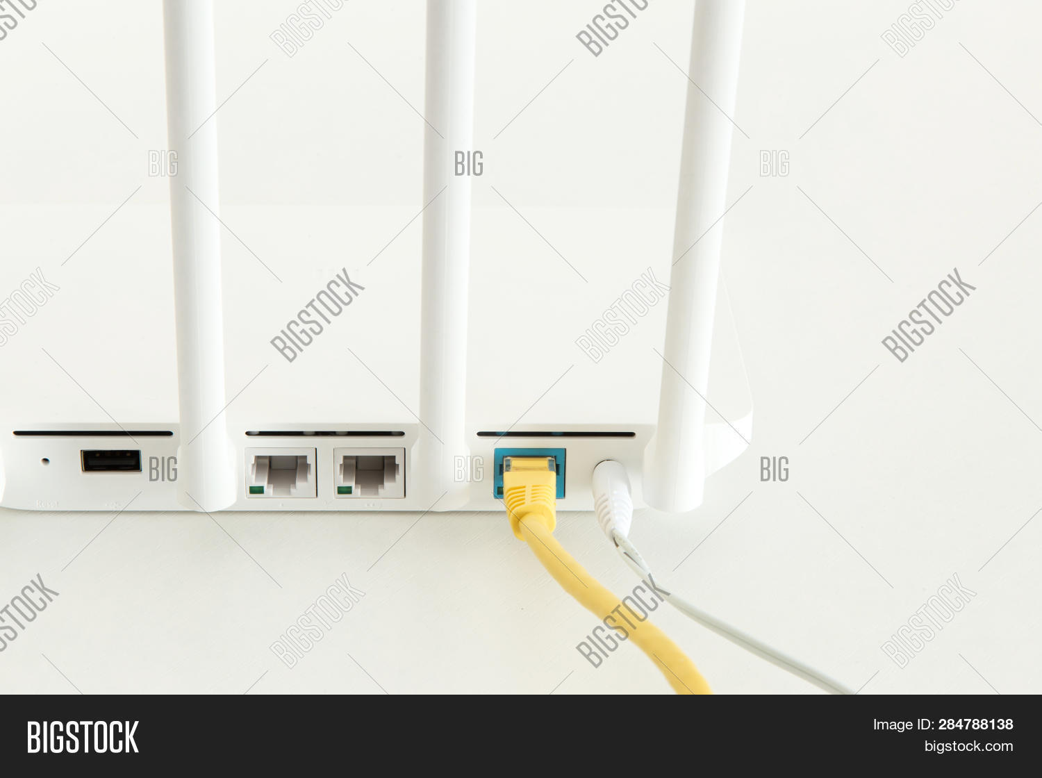 White Wifi Router On Image & Photo (Free Trial) | Bigstock