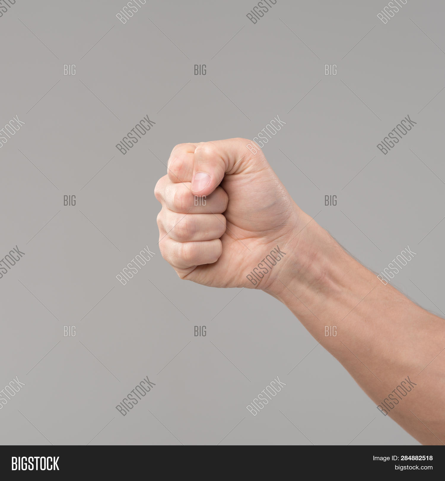 Males Hand Clenched Image & Photo (Free Trial) | Bigstock