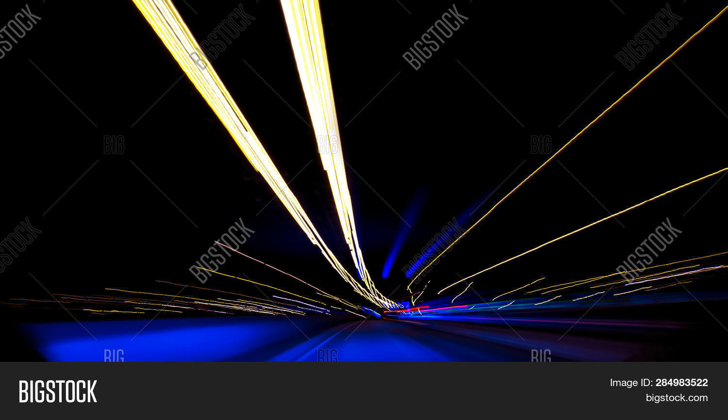 Cars Light Trails On Image & Photo (Free Trial) | Bigstock