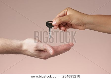 Woman Hand Handing Key Image & Photo (Free Trial) | Bigstock