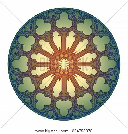 Gothic Rose Window. Vector & Photo (Free Trial) | Bigstock