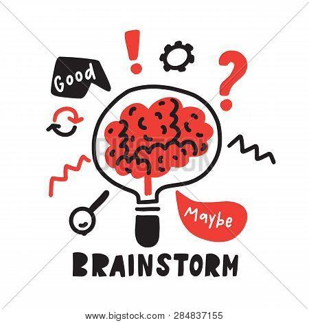 Brainstorm. Funny Vector & Photo (Free Trial) | Bigstock
