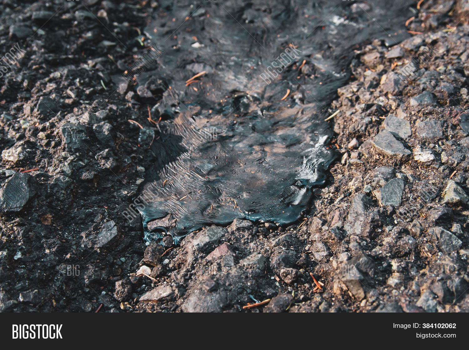 Fresh New Asphalt Image & Photo (Free Trial) | Bigstock