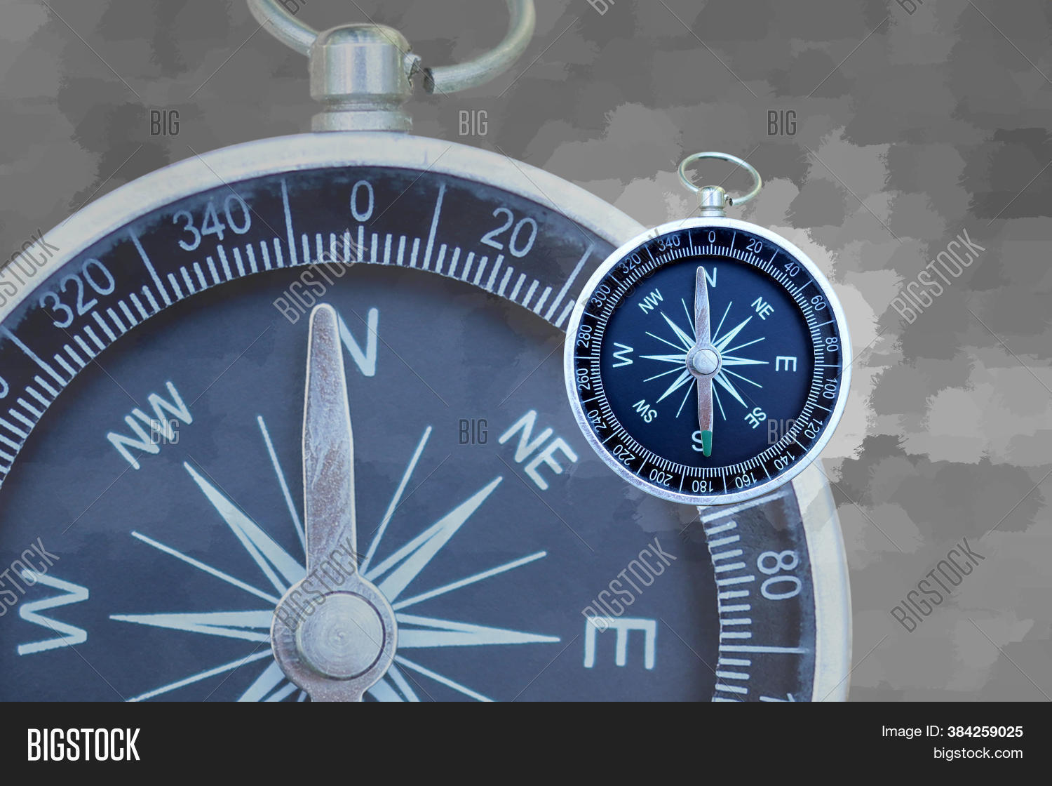 Round Compass On Image & Photo (Free Trial) | Bigstock