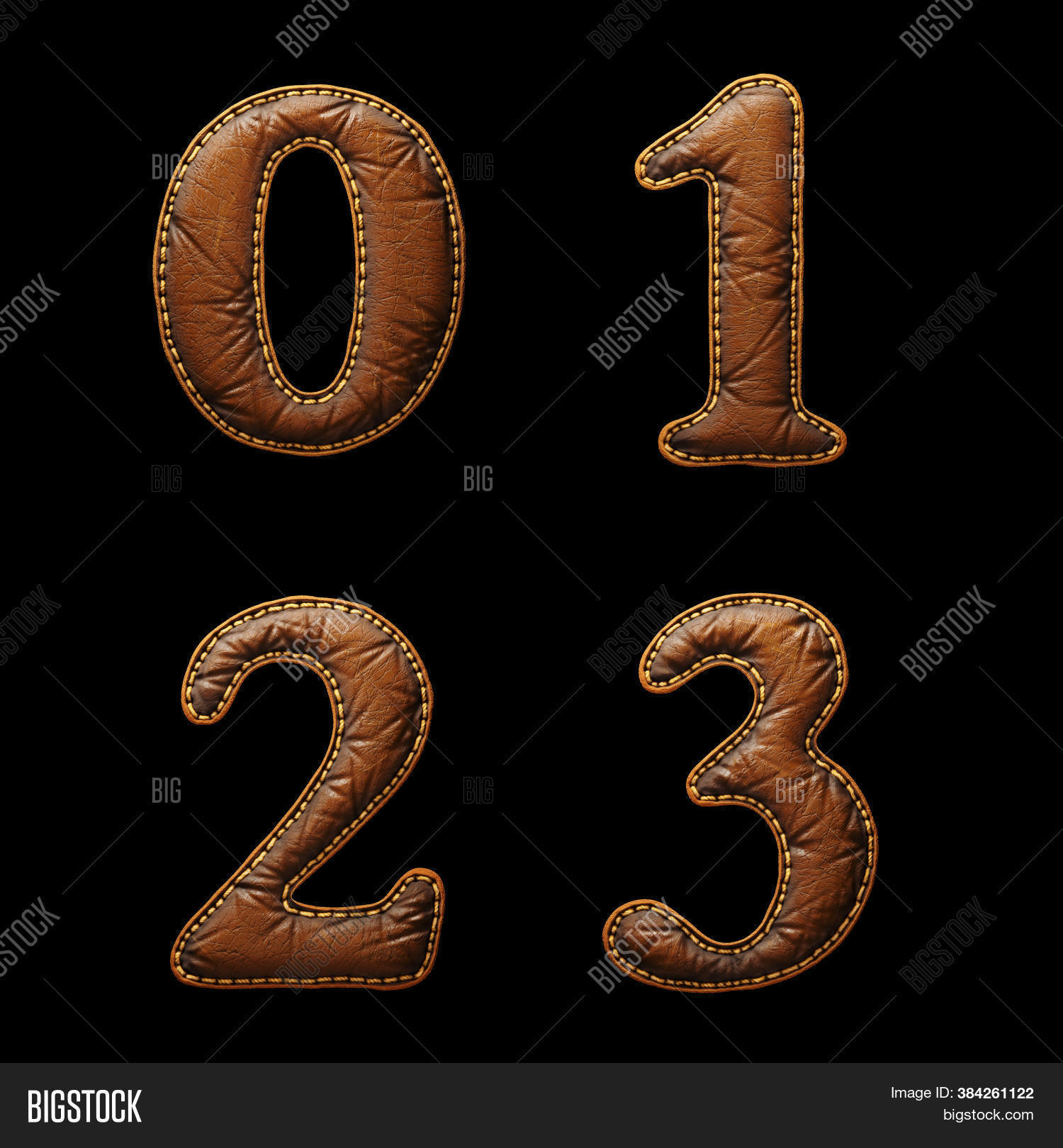 Set Numbers 0, 1, 2, 3 Image & Photo (Free Trial) | Bigstock