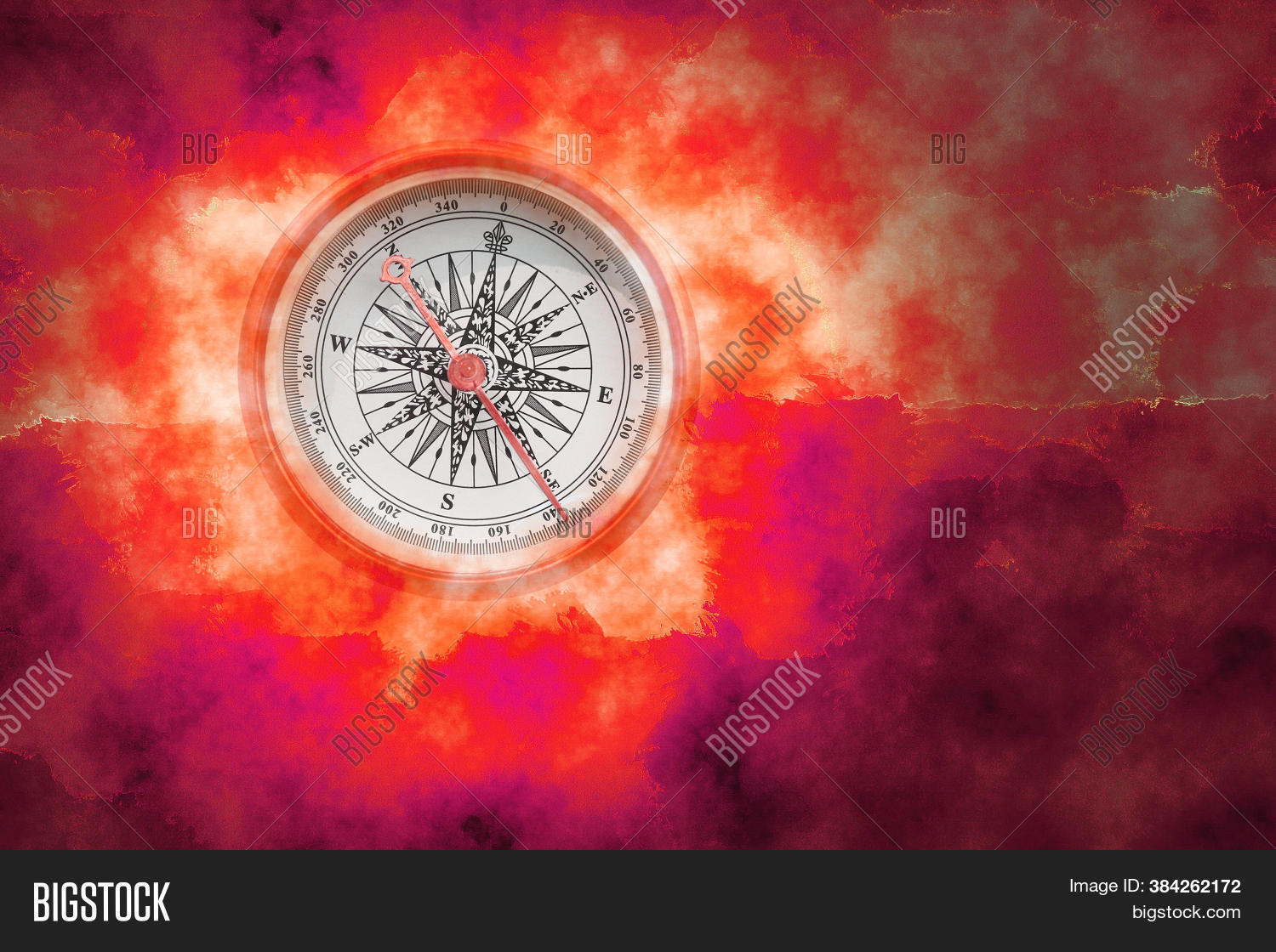 Round Compass On Image & Photo (Free Trial) | Bigstock
