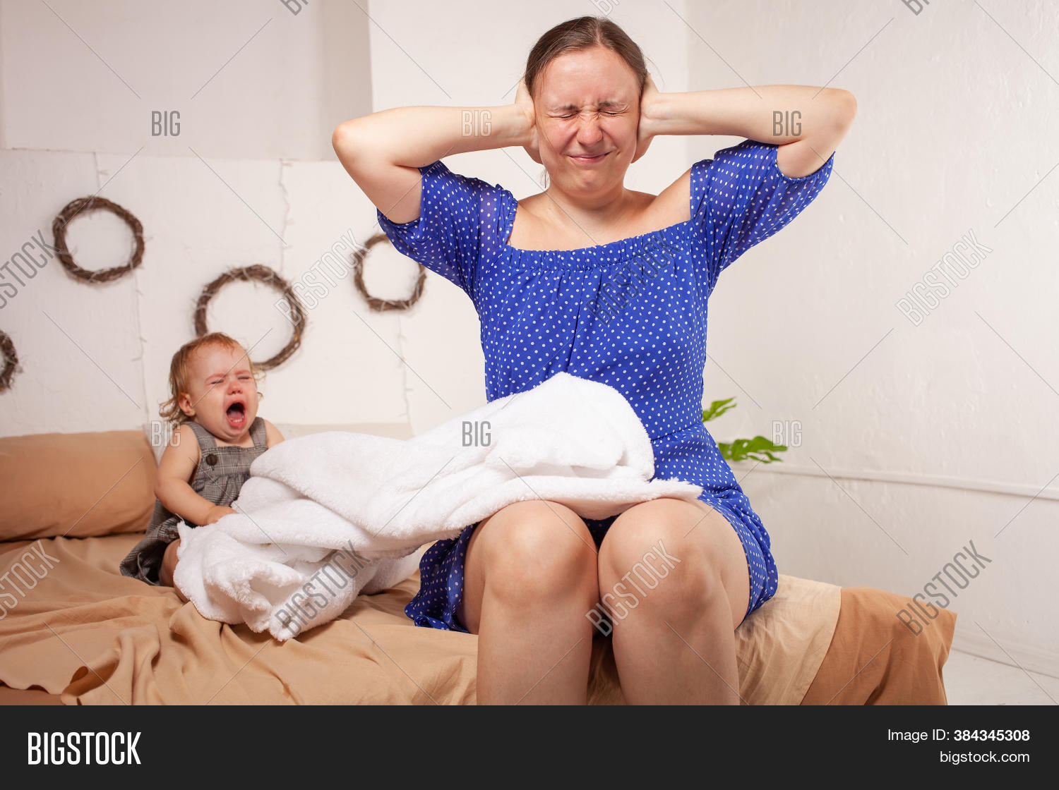 Mom Tired Baby, Wants Image & Photo (Free Trial) | Bigstock