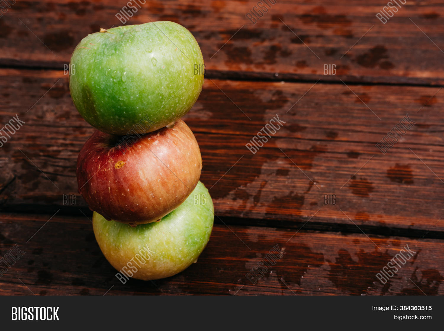 Three Apples - Green, Image & Photo (Free Trial) | Bigstock