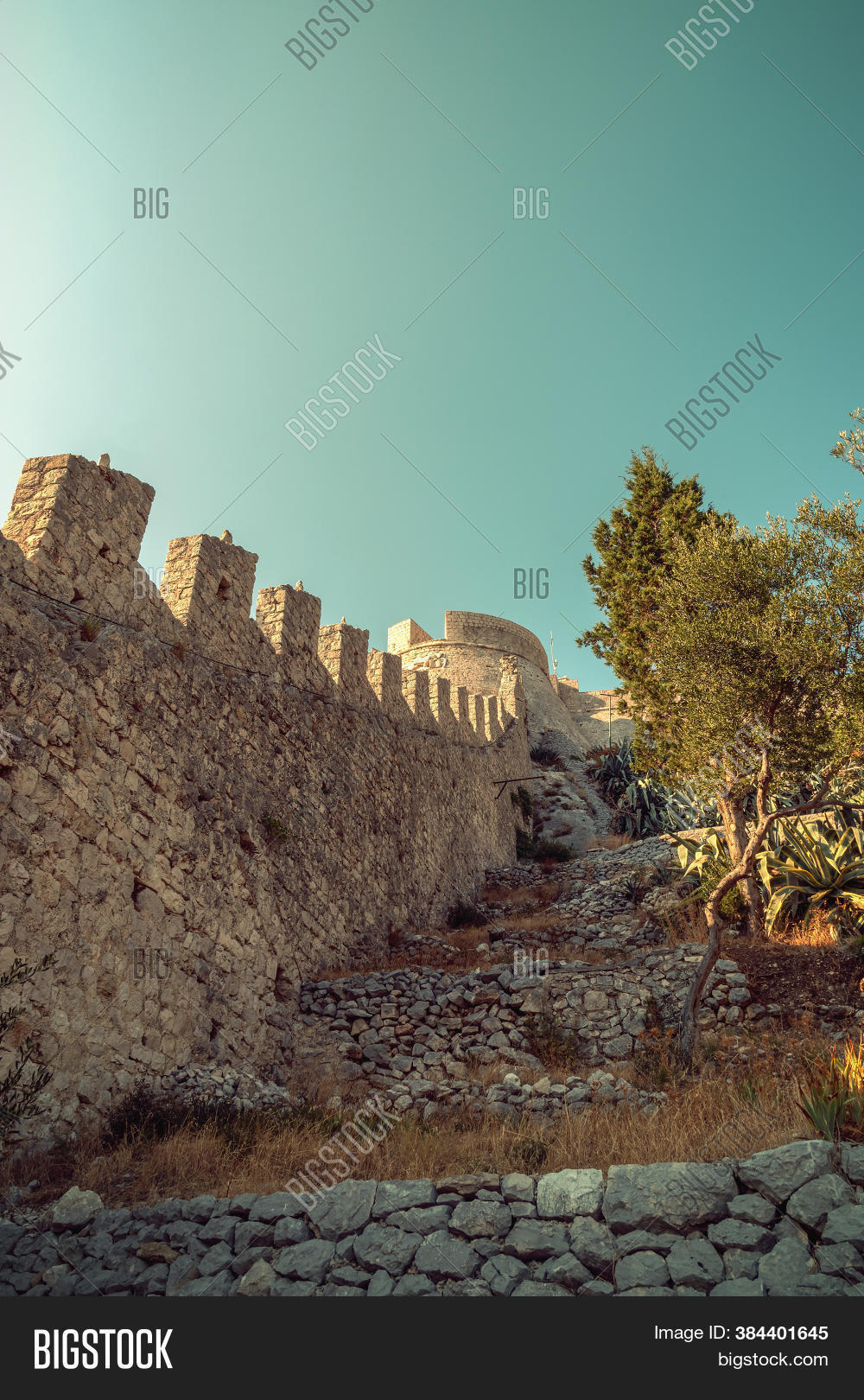 Wall Spanish Fort On Image & Photo (Free Trial) | Bigstock
