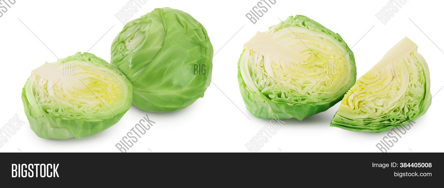 Green Cabbage Half Image & Photo (Free Trial) | Bigstock