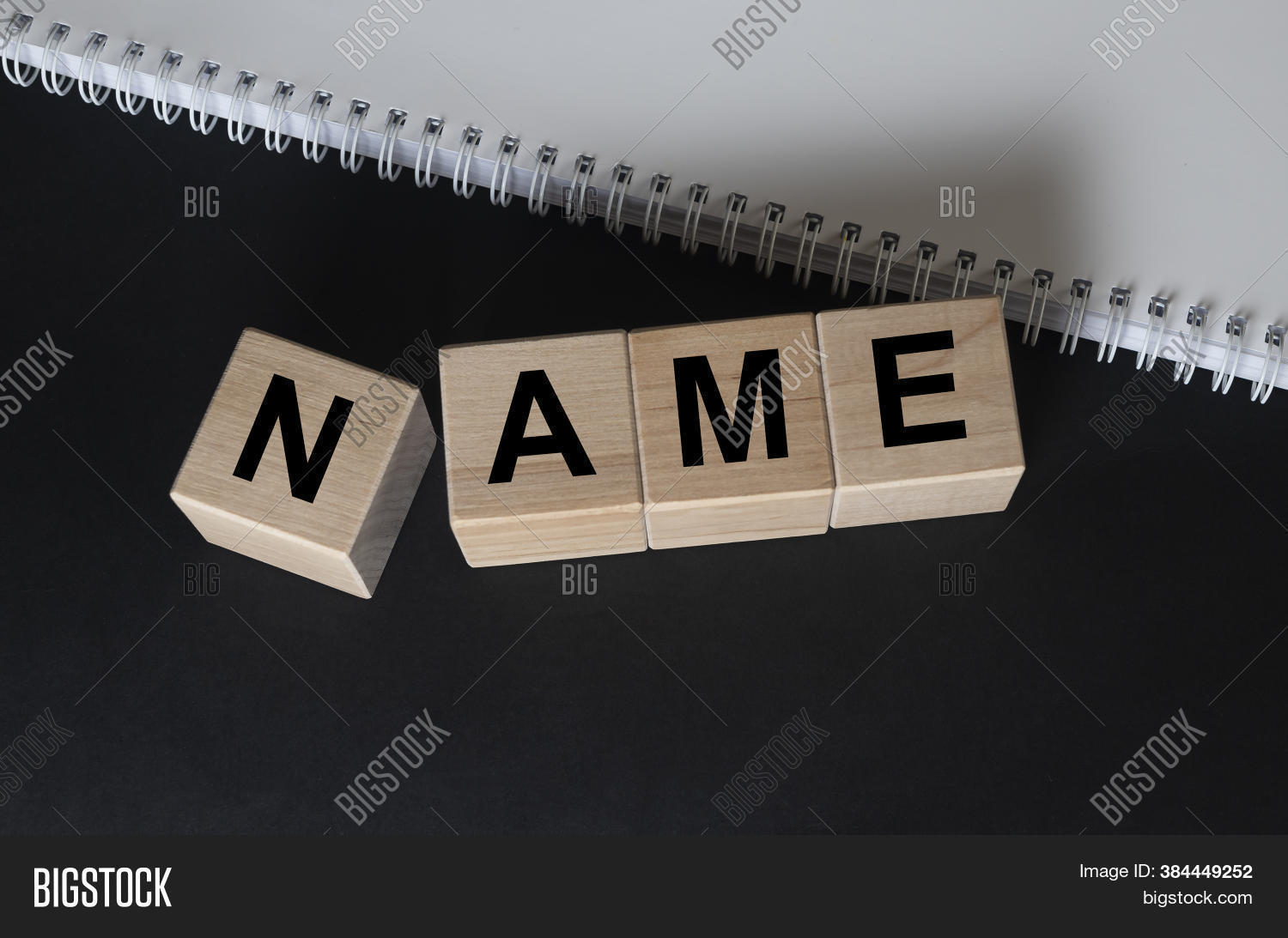 Name Word On Cubes Image & Photo (Free Trial) | Bigstock