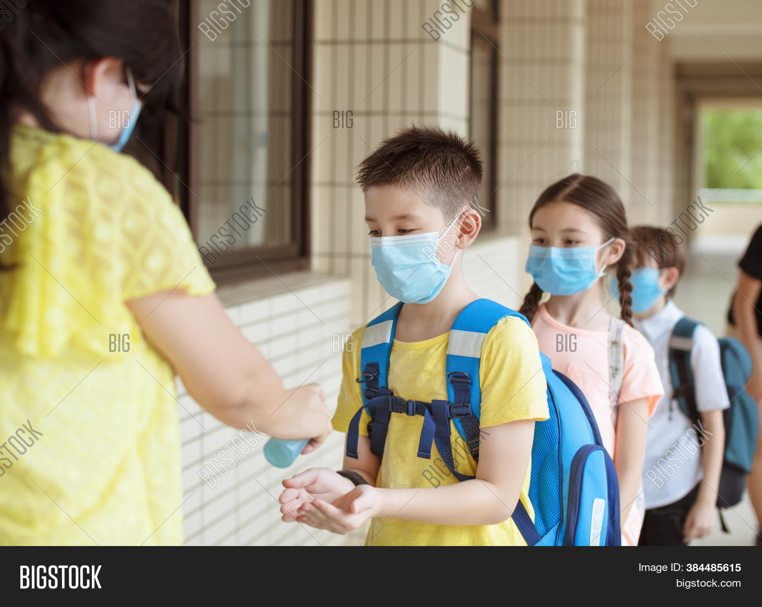 Students Washing Hand Image & Photo (Free Trial) | Bigstock