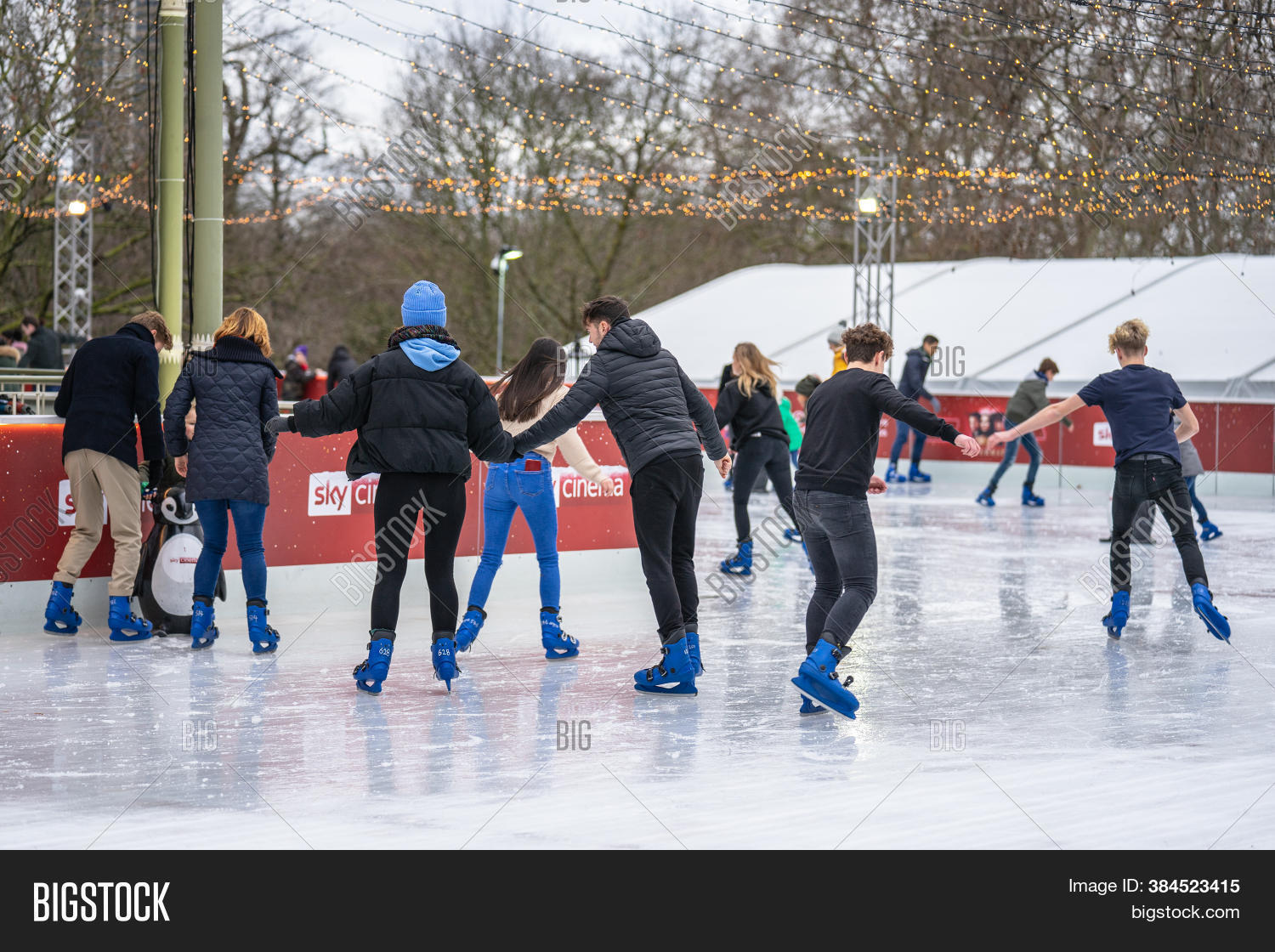 People Skate On Ice Image & Photo (Free Trial) | Bigstock