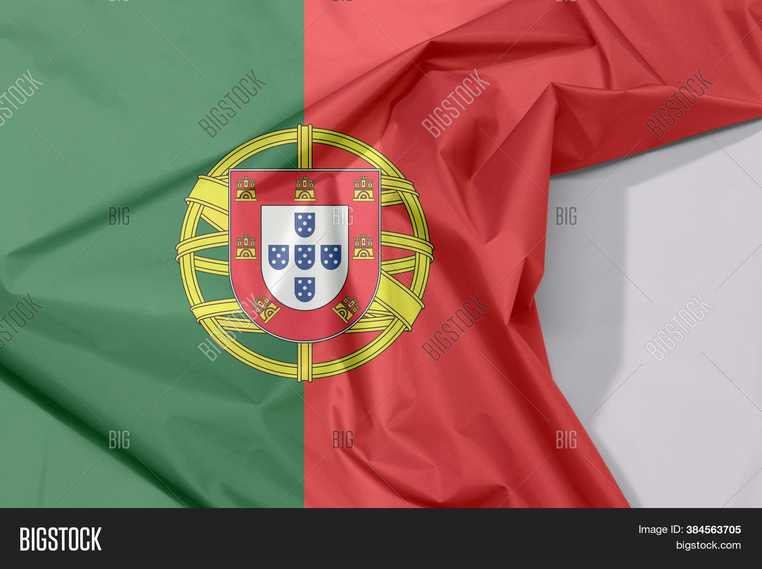 Portugal Fabric Flag Image & Photo (Free Trial) | Bigstock