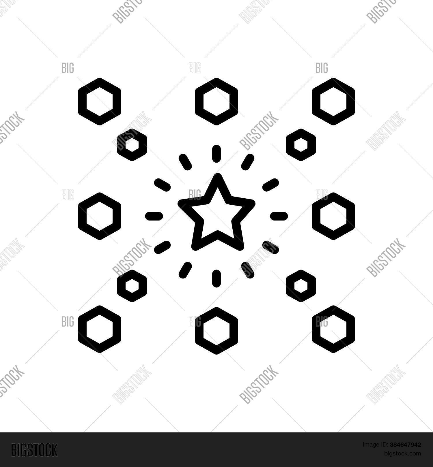 Black Line Icon Vector & Photo (Free Trial) | Bigstock