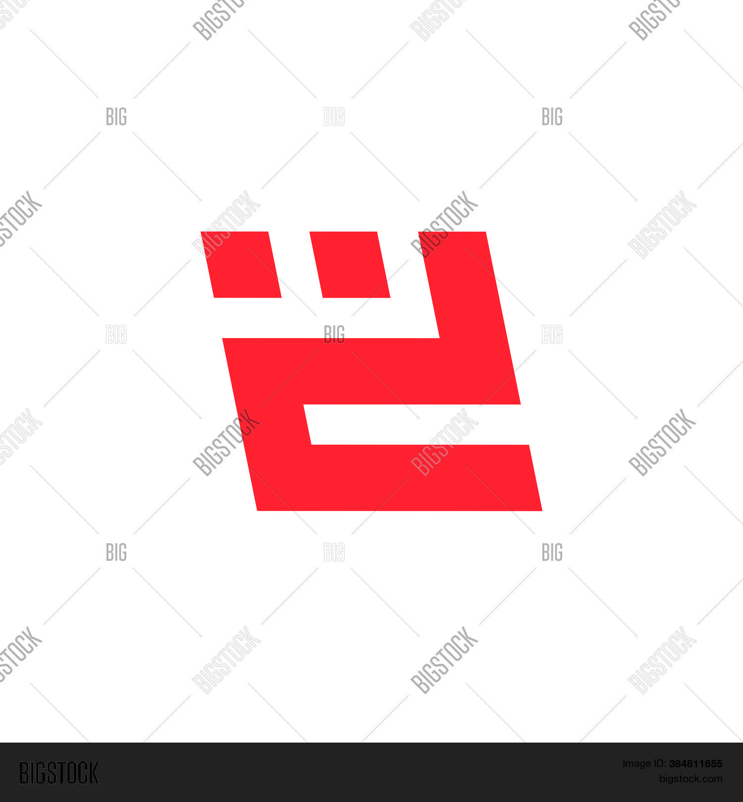 Abstract Letter 2d Vector & Photo (Free Trial) | Bigstock