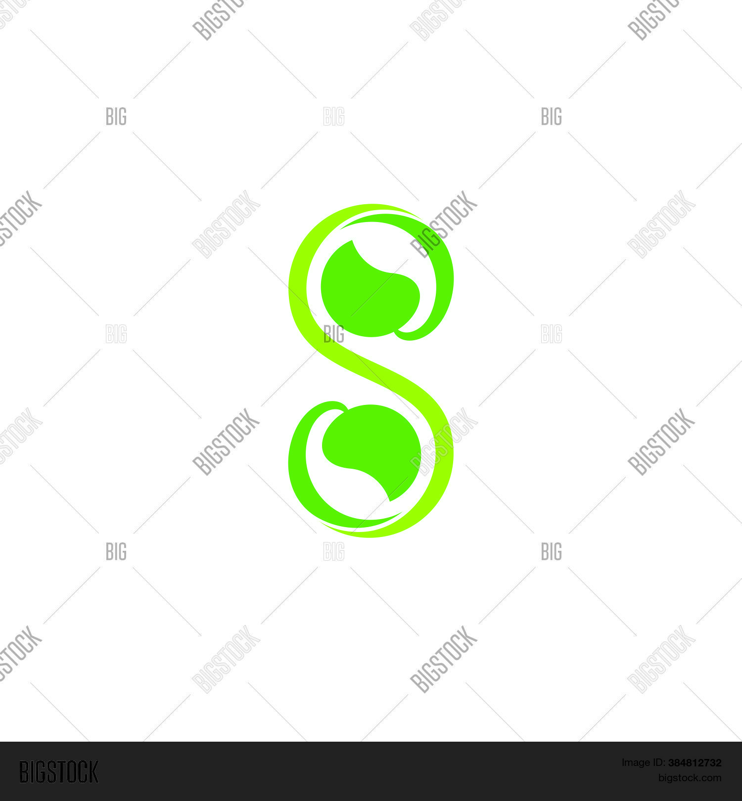 Letter S Swirl Spiral Vector & Photo (Free Trial) | Bigstock