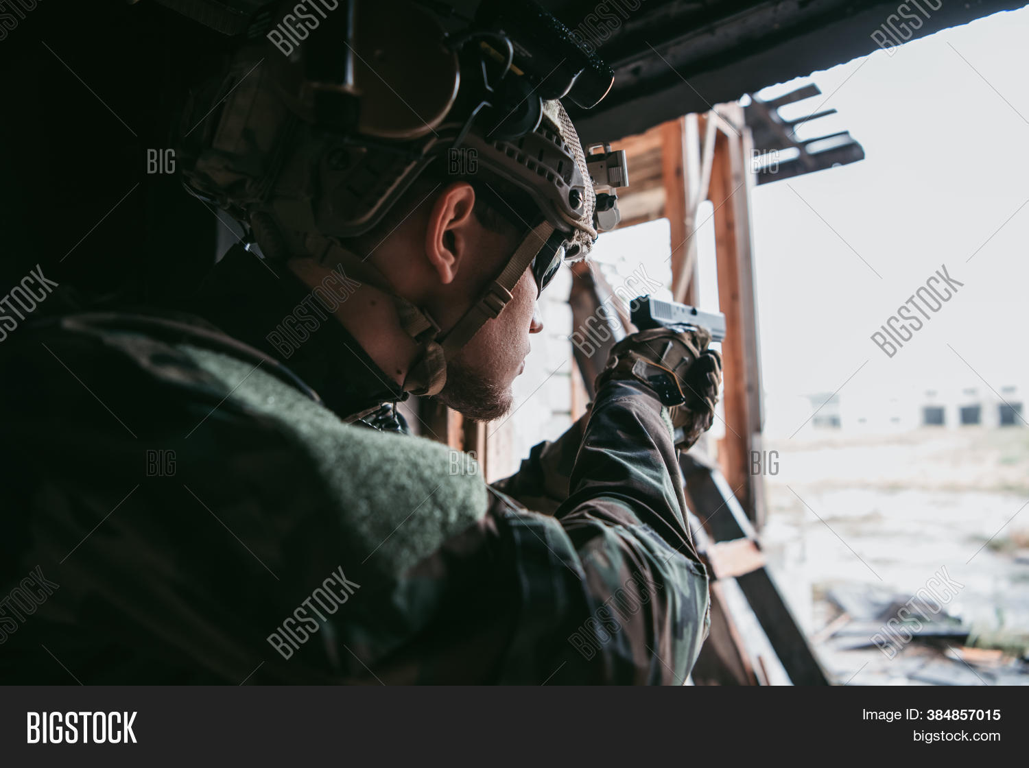 Soldier Combat. Urban Image & Photo (Free Trial) | Bigstock
