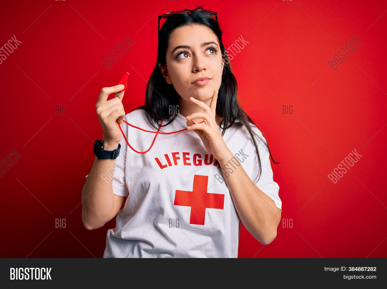Young Lifeguard Woman Image & Photo (Free Trial) | Bigstock
