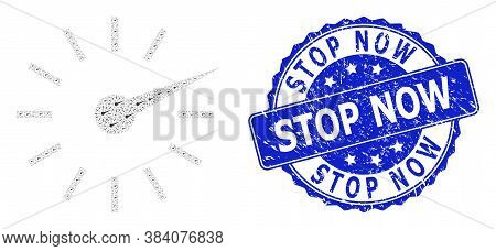 Stop Now Textured Vector & Photo (Free Trial) | Bigstock