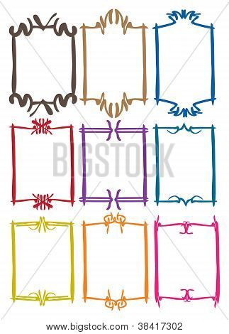 Simple Border Designs Vector & Photo (Free Trial) | Bigstock