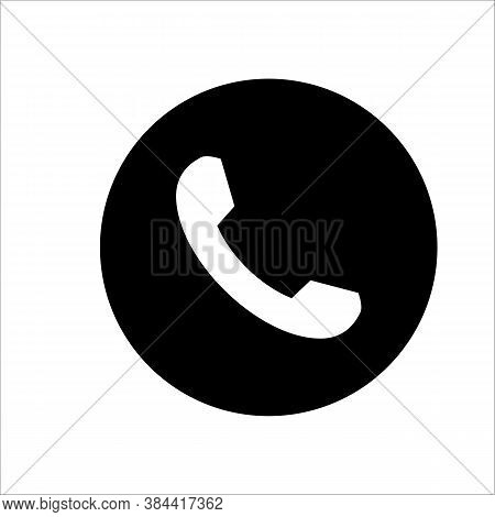 Call Icon Black Vector & Photo (Free Trial) | Bigstock