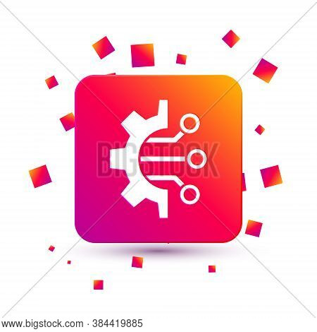 White Algorithm Icon Vector & Photo (Free Trial) | Bigstock