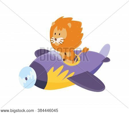 Cute Lion Flying Vector & Photo (Free Trial) | Bigstock