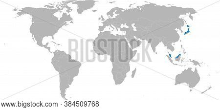 Japan, Malaysia Vector & Photo (Free Trial) | Bigstock