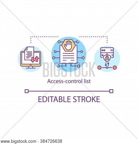 Access Control List Vector & Photo (Free Trial) | Bigstock