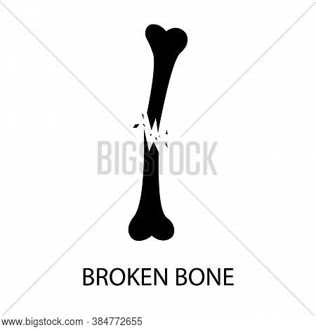 Broken Bone Black Vector & Photo (Free Trial) | Bigstock