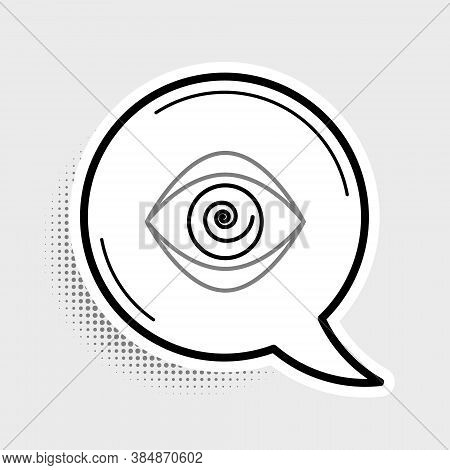 Line Hypnosis Icon Vector & Photo (Free Trial) | Bigstock