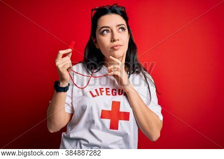 Young Lifeguard Woman Image & Photo (Free Trial) | Bigstock