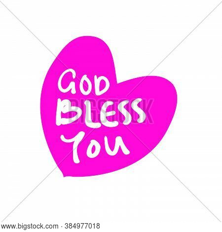 Printable God Bless Vector & Photo (Free Trial) | Bigstock