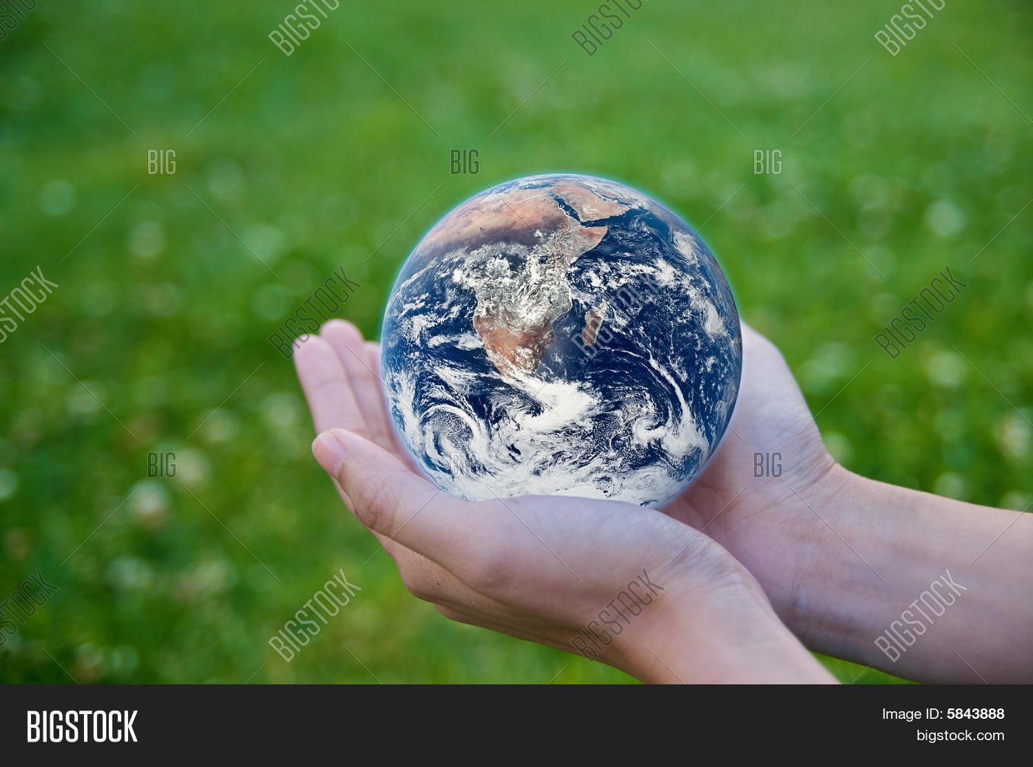 Hand Holding Globe. Image & Photo (Free Trial) | Bigstock