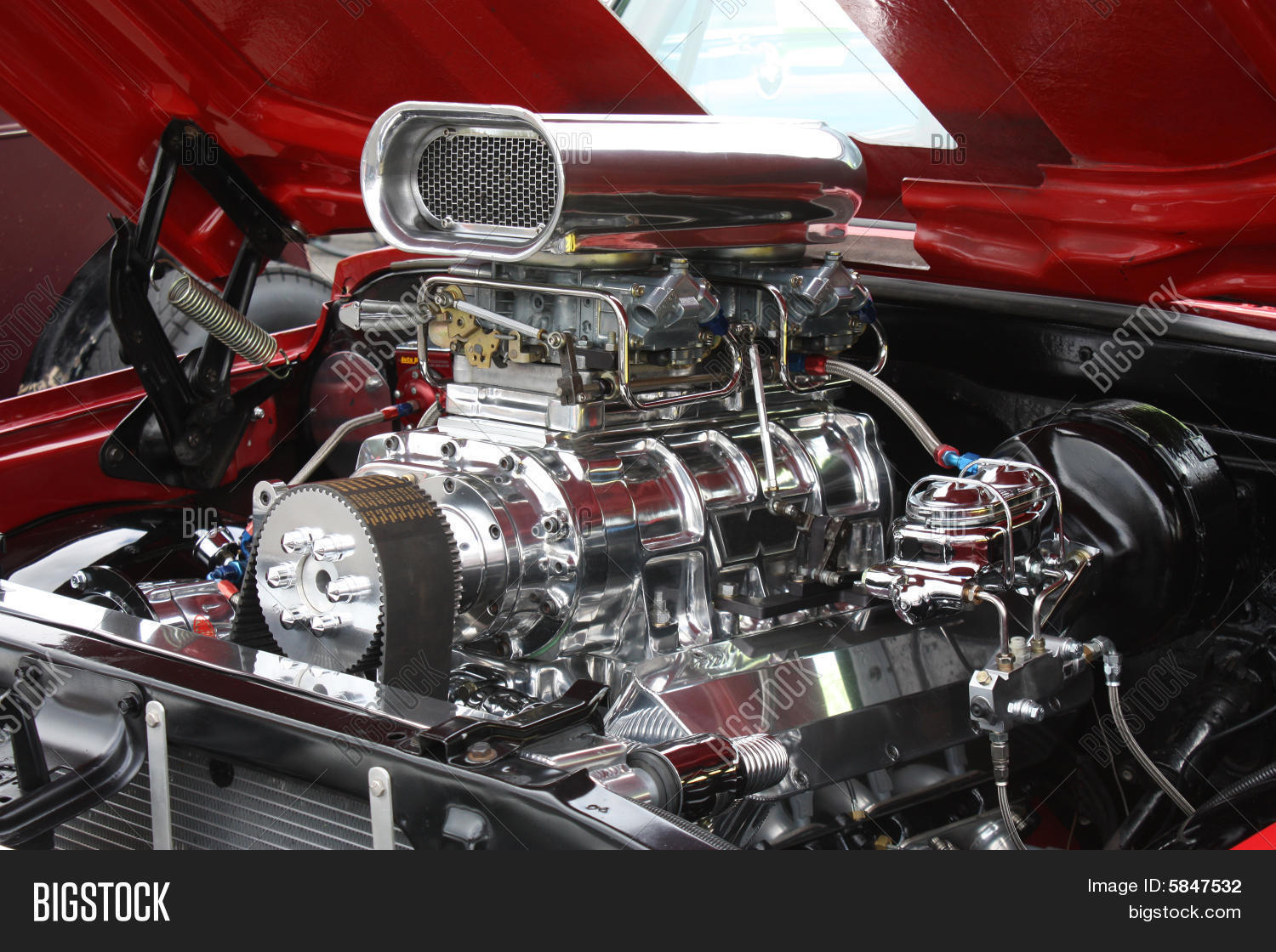 Hot Rod Engine Image & Photo (Free Trial) | Bigstock