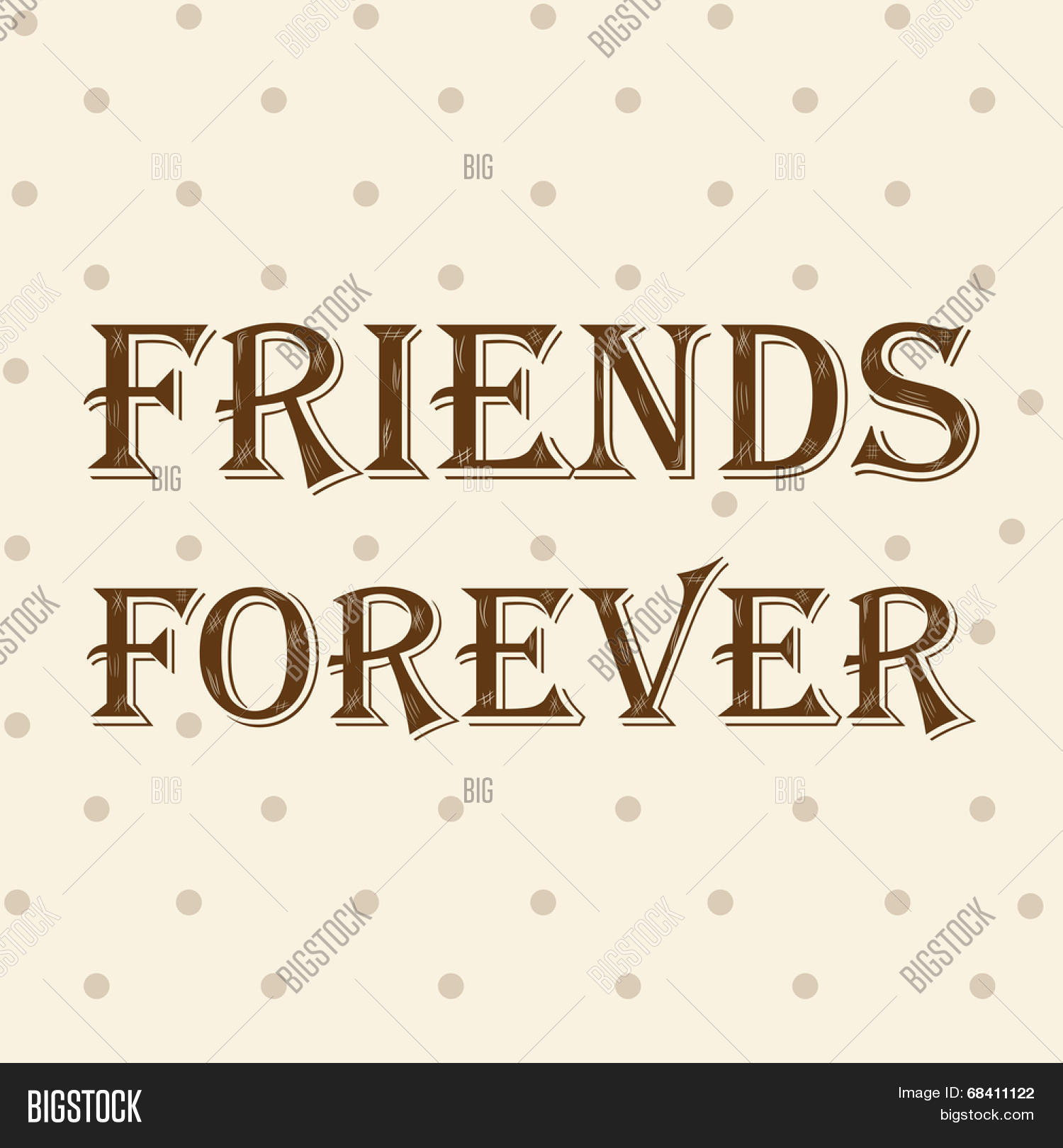 Stylish Text Friends Vector & Photo (Free Trial) | Bigstock