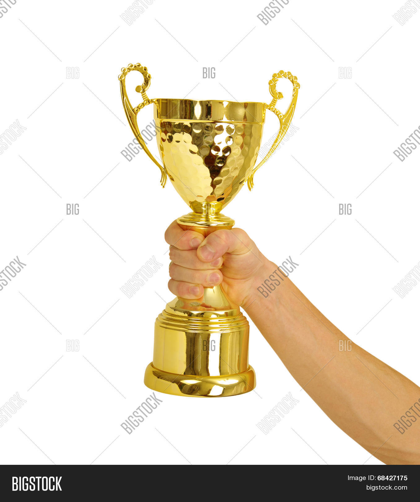 Man Holding Champion Image & Photo (Free Trial) | Bigstock