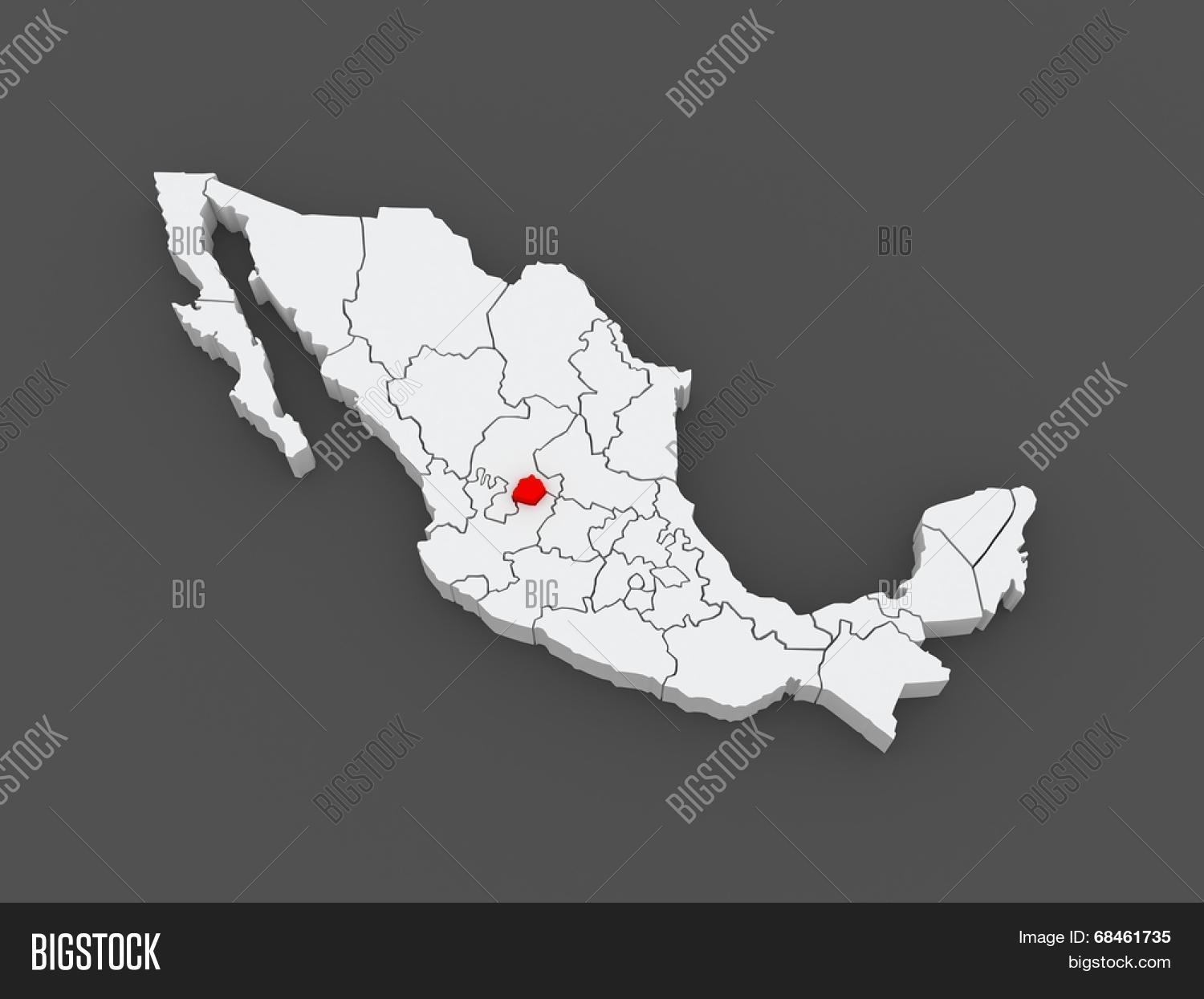 Map Aguascalientes. Image & Photo (Free Trial) | Bigstock