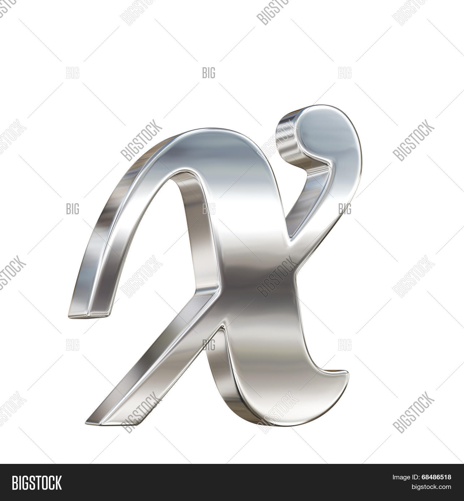 Chrome Solid Alphabet Image & Photo (Free Trial) | Bigstock