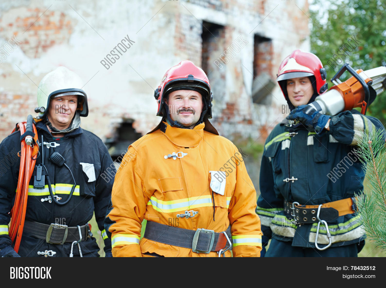 Firefighter Crew Image & Photo (Free Trial) | Bigstock