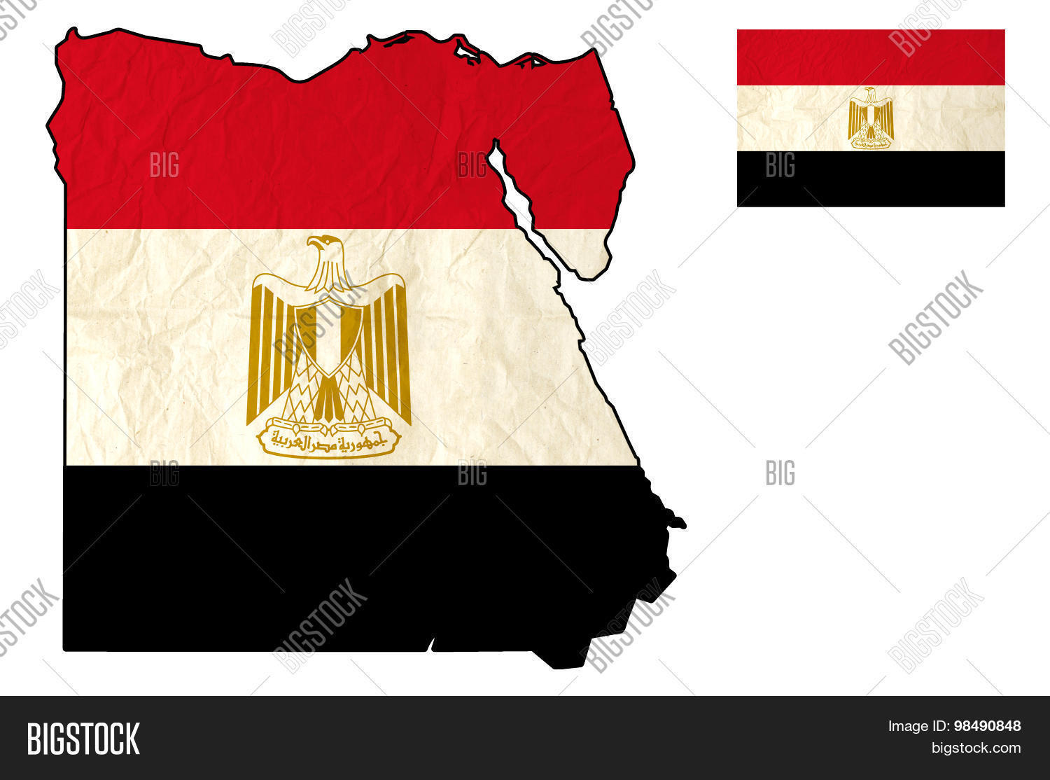 Flag Map Egypt Old Image & Photo (Free Trial) | Bigstock