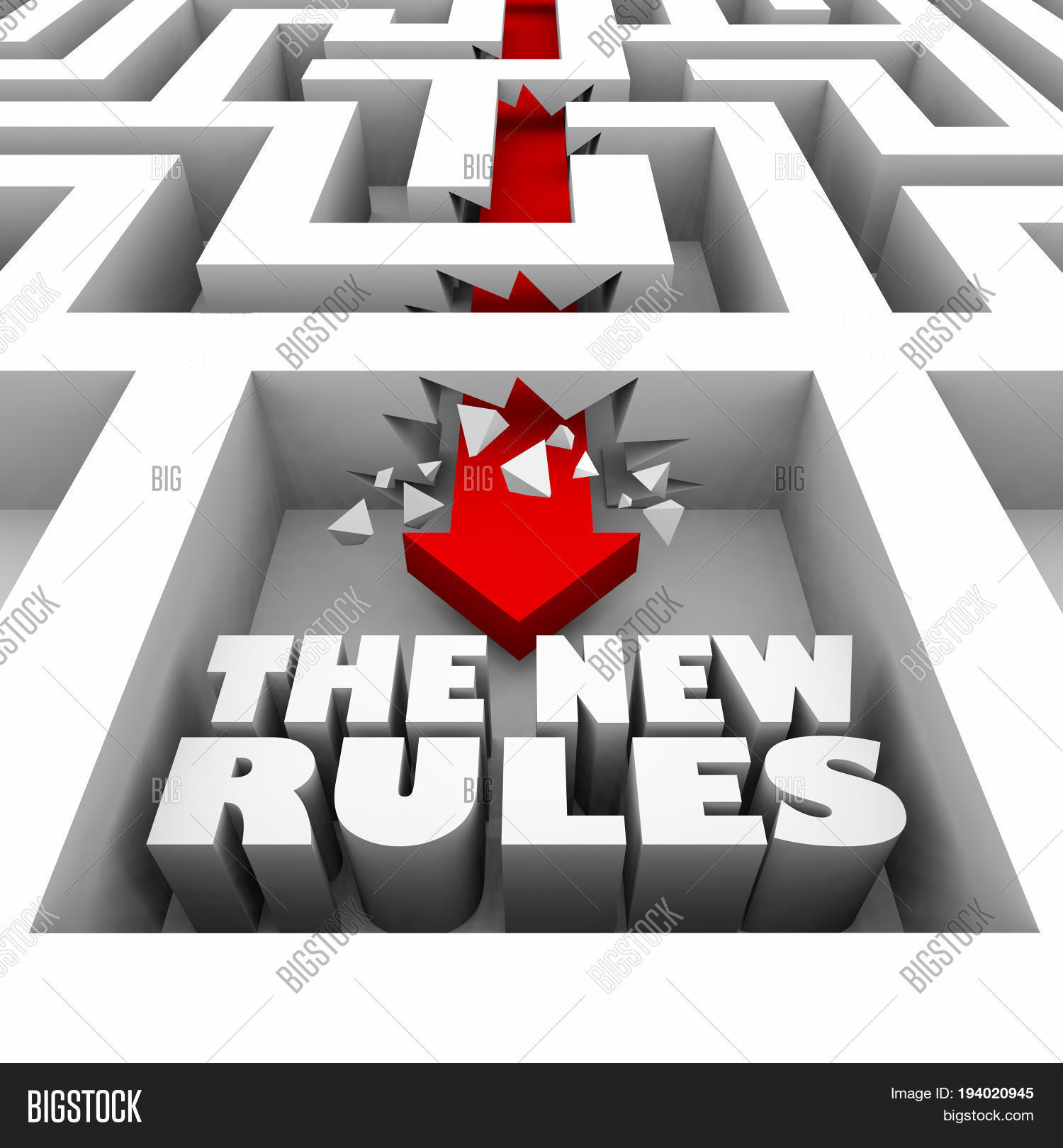 Imagen y foto New Rules Maze (prueba gratis) | Bigstock